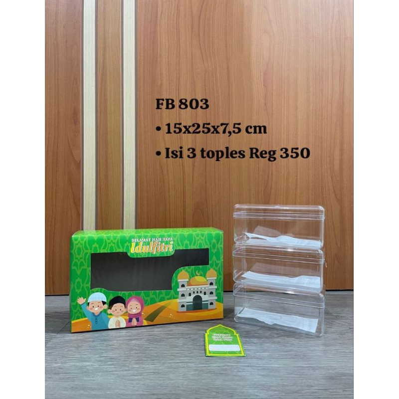 Jual (10 pcs) kardus lebaran FB 703m FB 803 toples kotak atau toples ...