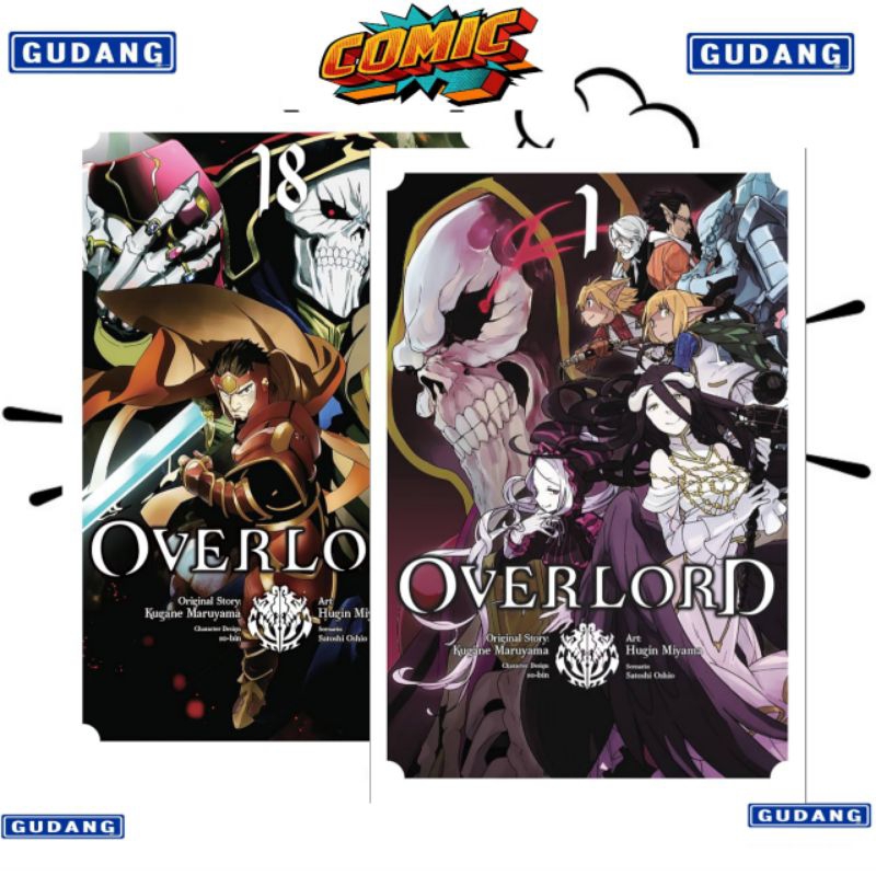 Jual Komik Manga Overlord Vol. 1-14 by Tatsuki Fujimoto Bahasa ...