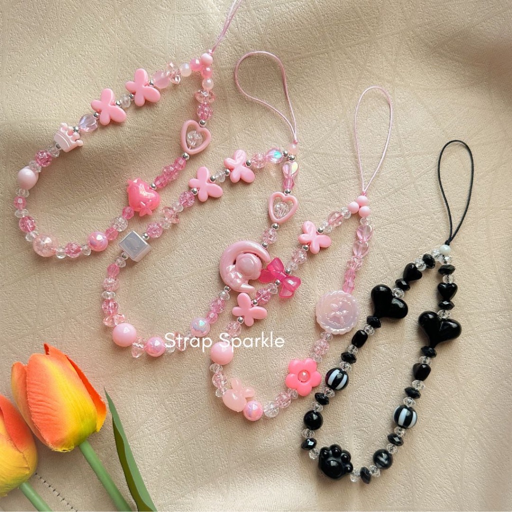 Jual Tali Handphone lucu dan murah | phone strap beads manik-manik ...