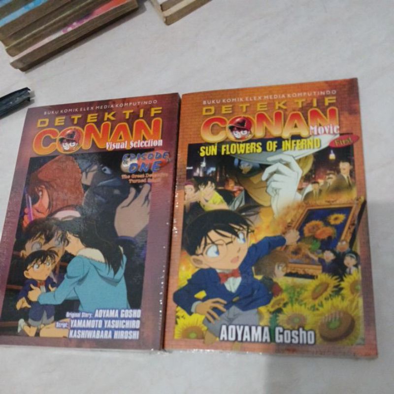 Jual Komik CONAN Berwarna. Sun Flower Inferno. Visual Selection | Shopee Indonesia