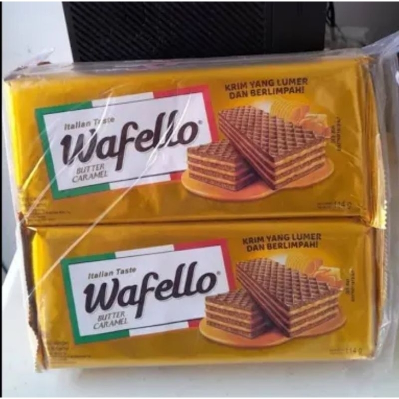 Jual Wafello Butter Caramel isi 10 Pcs | Shopee Indonesia