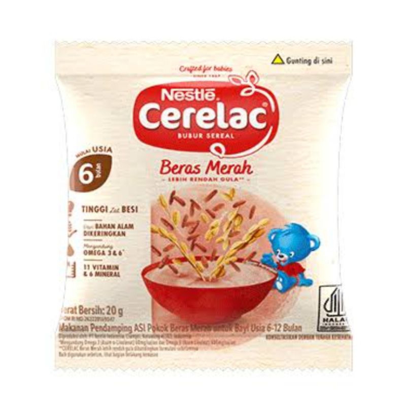 Jual Cerelac Nestle 20 gram Beras Merah | Cerelac Nestle 20 gram Kacang ...