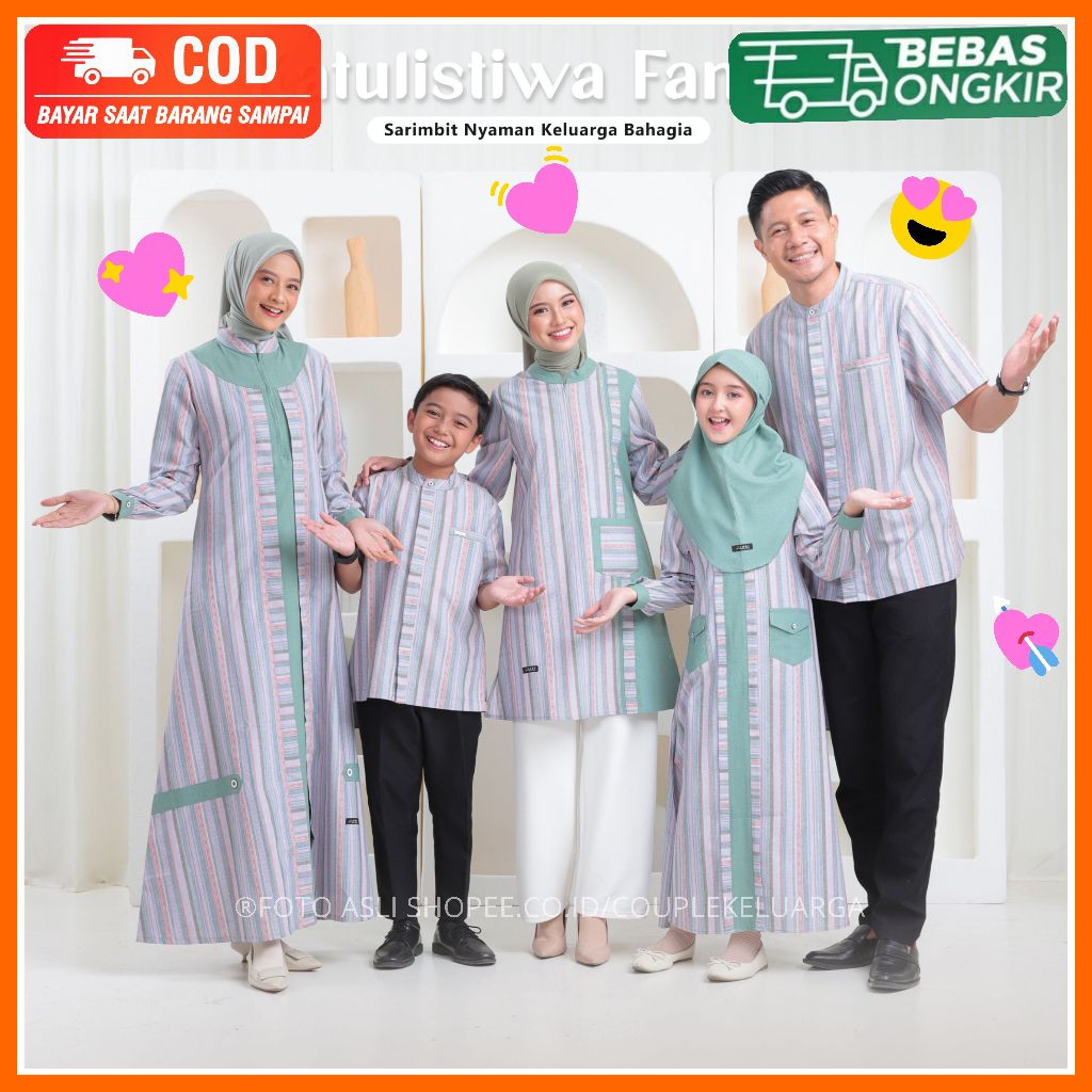 Jual Sarimbit Keluarga 2025 Terbaru SARIMBIT LUBI KATULISTIWA FAMILY ...