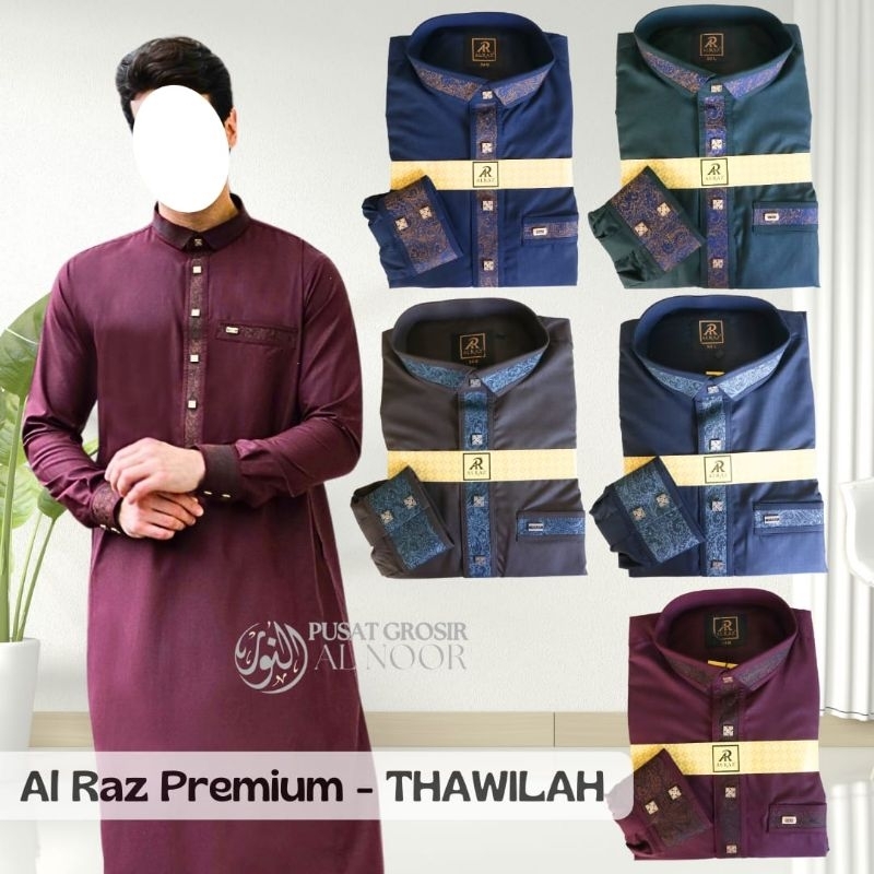 Jual Jubah Saudi | Gamis Pria | Al Raz Kombinasi Premium Thawilah ...