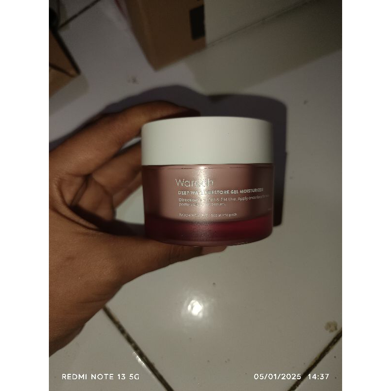 Jual Preloved Wardah Hydra Rose Deep Water Restore Gel Moisturizer ...