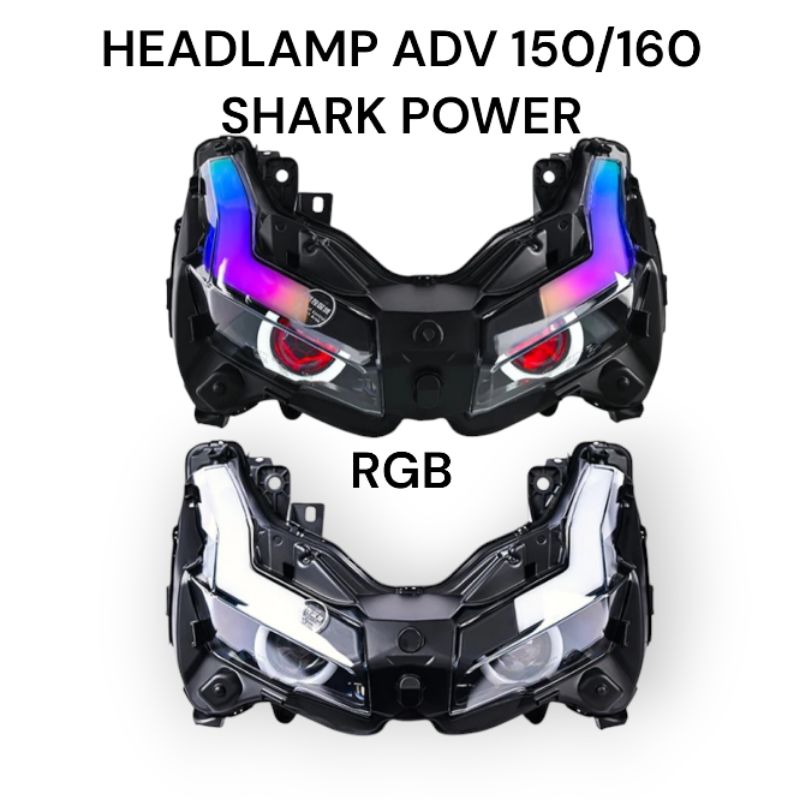 Jual Lampu Depan Honda ADV 150/160 RGB headlamp depan ADV 150/160 ABS ...
