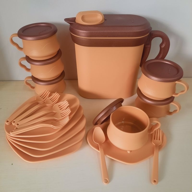 Jual Large Tea Set Twin Tulipware | Shopee Indonesia