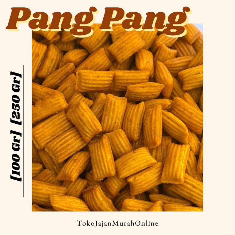 Jual Pang pang Jajan Jadul Ori Pedas Manis Gurih [100 gr] [250 gr] | Shopee Indonesia