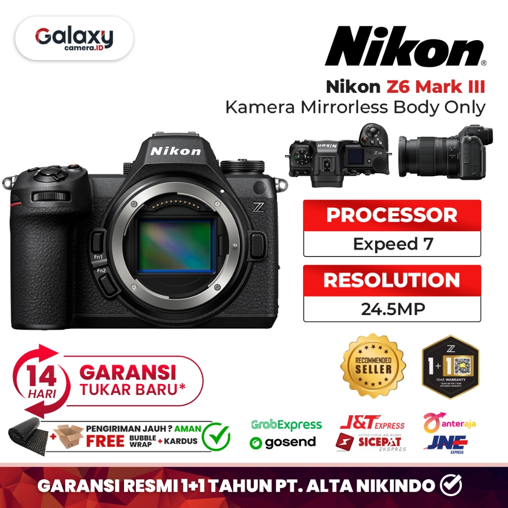 Jual Nikon Z6 Mark III Body Only Mirrorless Camera Z6III Z6 Mark 3 ...