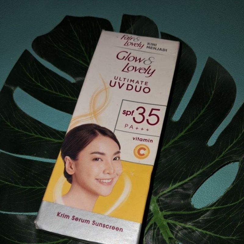 Jual Sunscreen I Glow & Lovely Ultimate UV Duo Krim Vitamin C SPF 35 PA+++ 40g | Shopee Indonesia