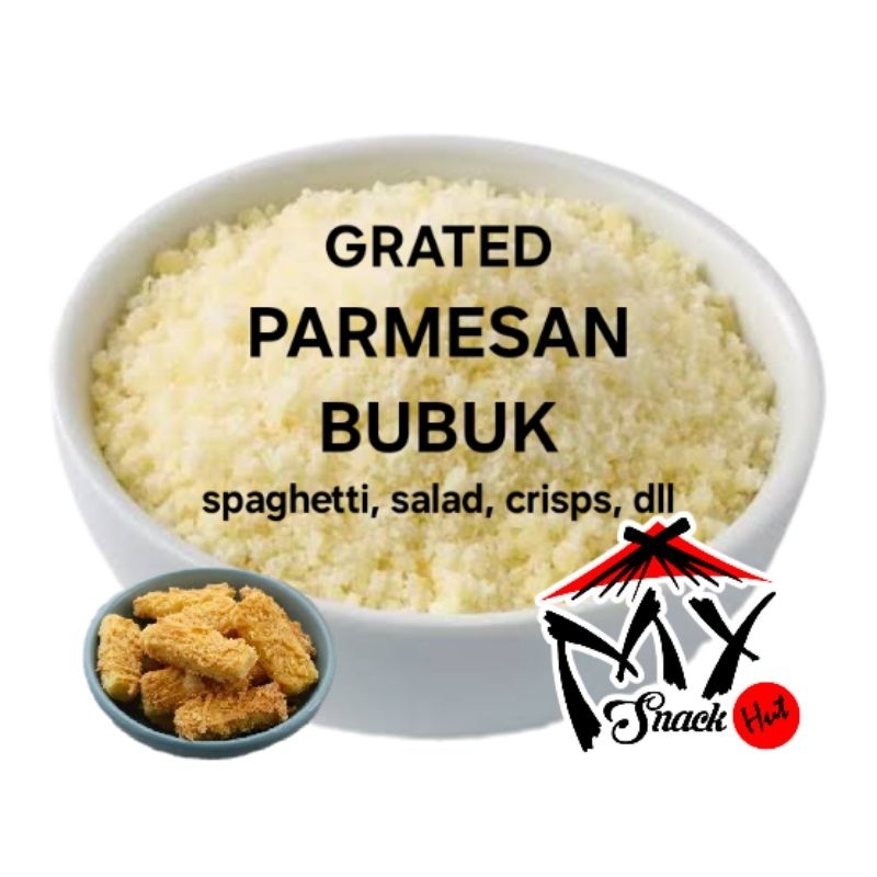 Jual KEJU PARMESAN BUBUK 250GR GRATED CHEESE PARUT POWDER CHIS CHRISPS ...