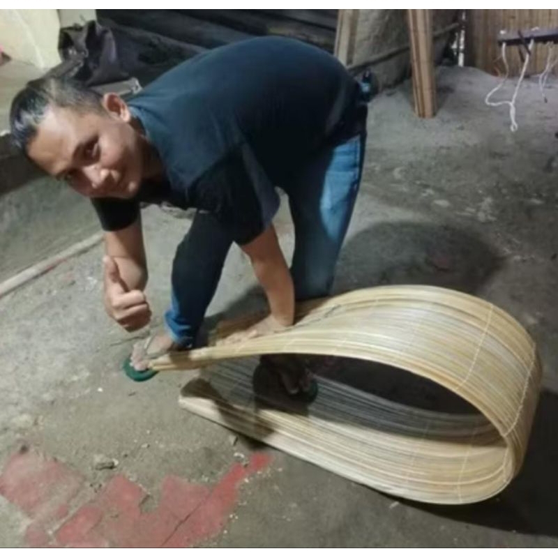 Jual tiray rotan lunjung uk 2,5x2 tray sudah dilengkapi dengan tali ...