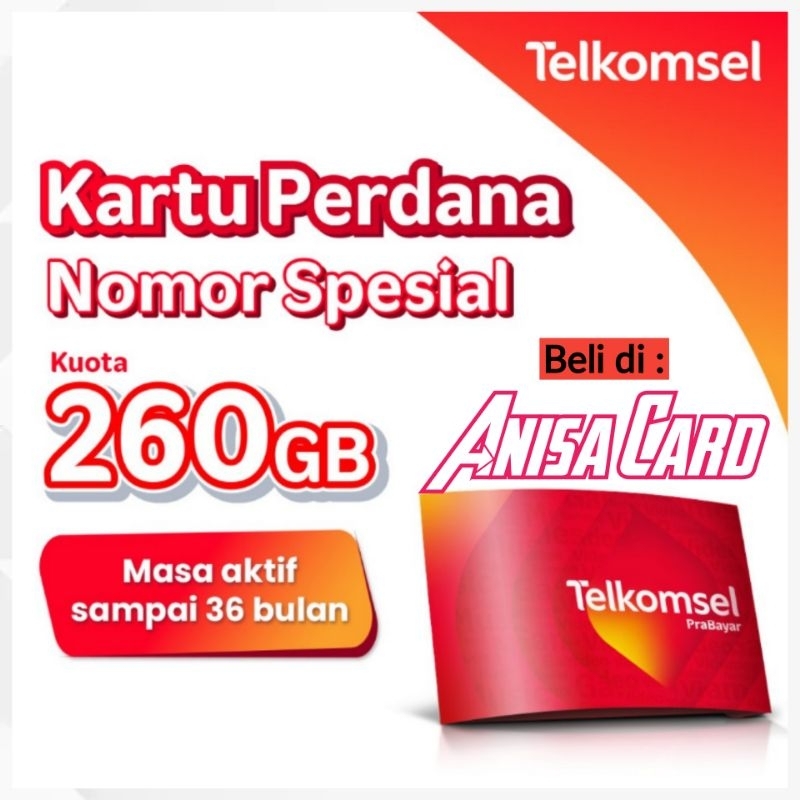 Jual Bonus KOUTA 260Gb Nomor Spesial Telkomsel Nomor Cantik Telkomsel Triple Ekor Simpati As ...
