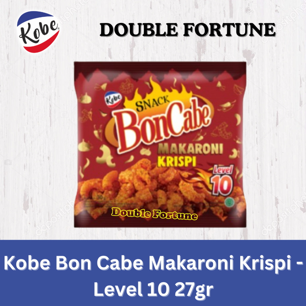 Jual KOBE Snack BonCabe Makaroni Krispi Level 10 Mini 27gr | Shopee ...
