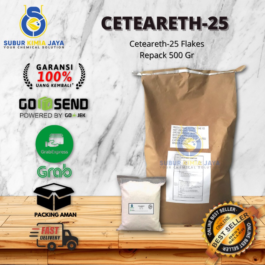 Jual Ceteareth-25 Flake 500GR ex china | Shopee Indonesia