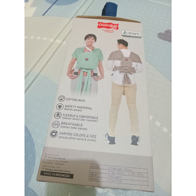 Jual New Gendongan Dialogue Baby Cozy Instant Baby Wrap DGG4024 ...