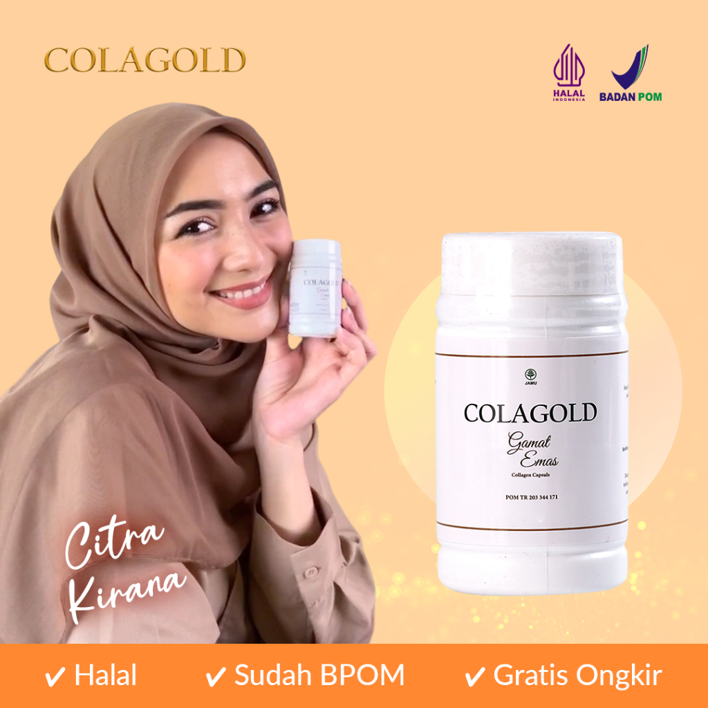 Jual Colagold | Capsul Collagen Gamat Emas 60 Kapsul | Bantu Atasi Flek ...