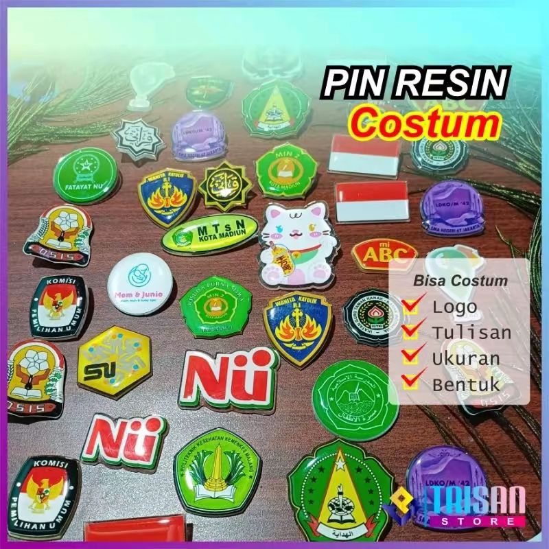 Jual pin resin magnet (costum) | Shopee Indonesia