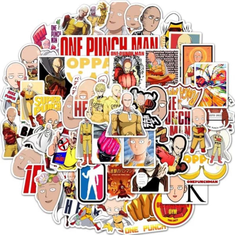 Jual Stiker Anime One Punch Man 50 pcs | Shopee Indonesia