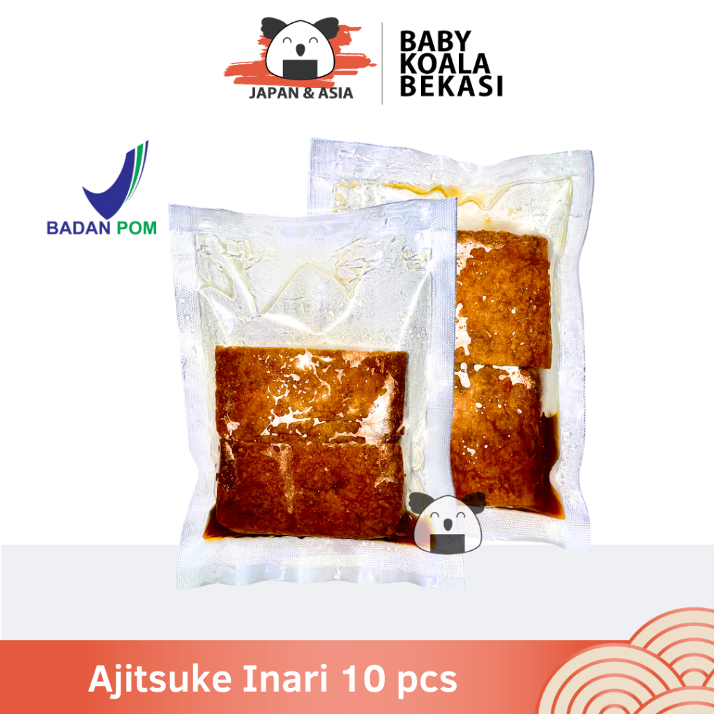 Jual AJITSUKE INARI AGE Kulit Tahu Jepang 10 pcs Halal │ Kantung Tahu ...