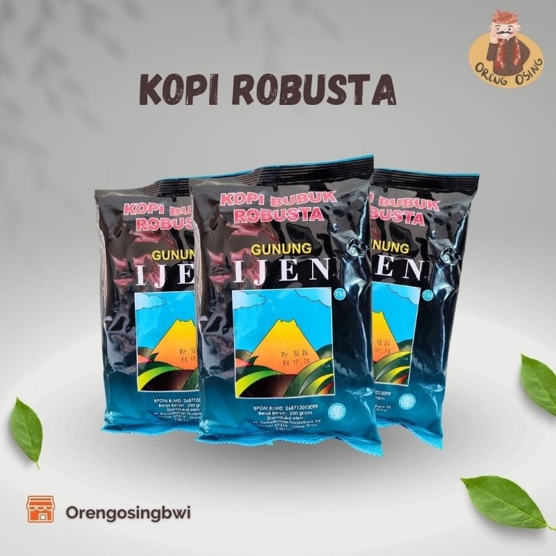 Jual ORENG OSING| Rolas Kopi Bubuk Robusta Gunung Ijen 250 gram ...