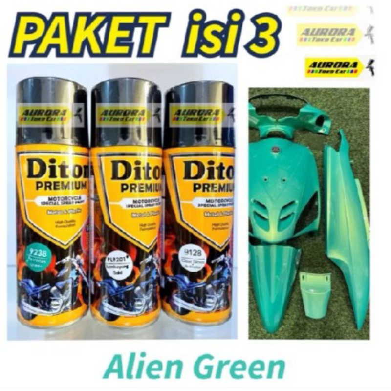 Jual PAKET Cat Pilok Diton Premium 9238 Petronas Green + 9201 Lembayung ...