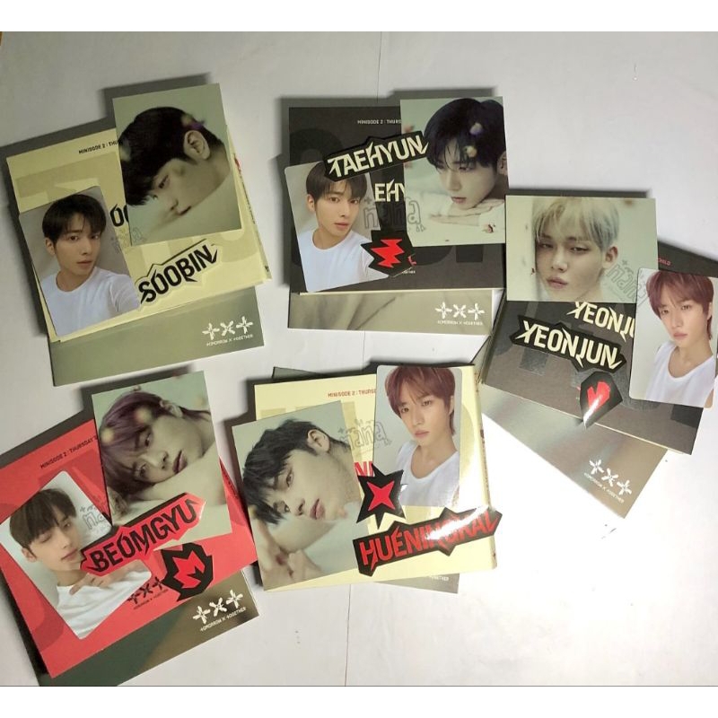 Jual album tear txt ver soobin yeonjun taehyun hueningkai - qr pc ...