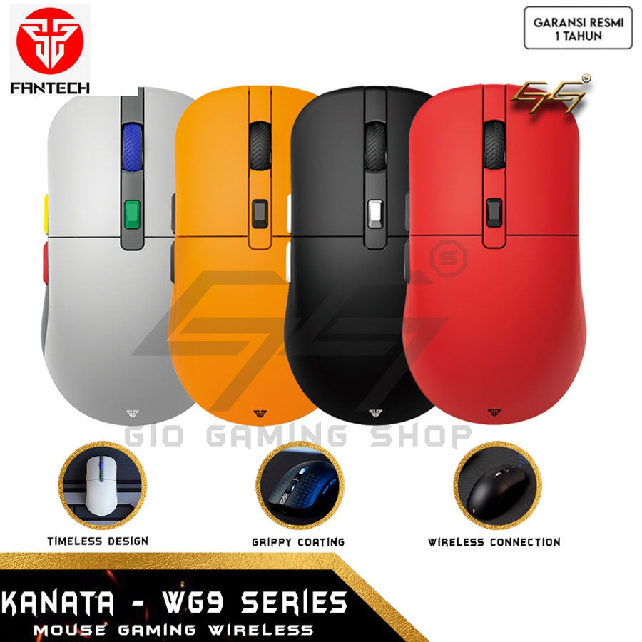 Jual Fantech KANATA Wireless WG9 WG9S WG-9 WG-9S WG 9 Mouse Gaming ...