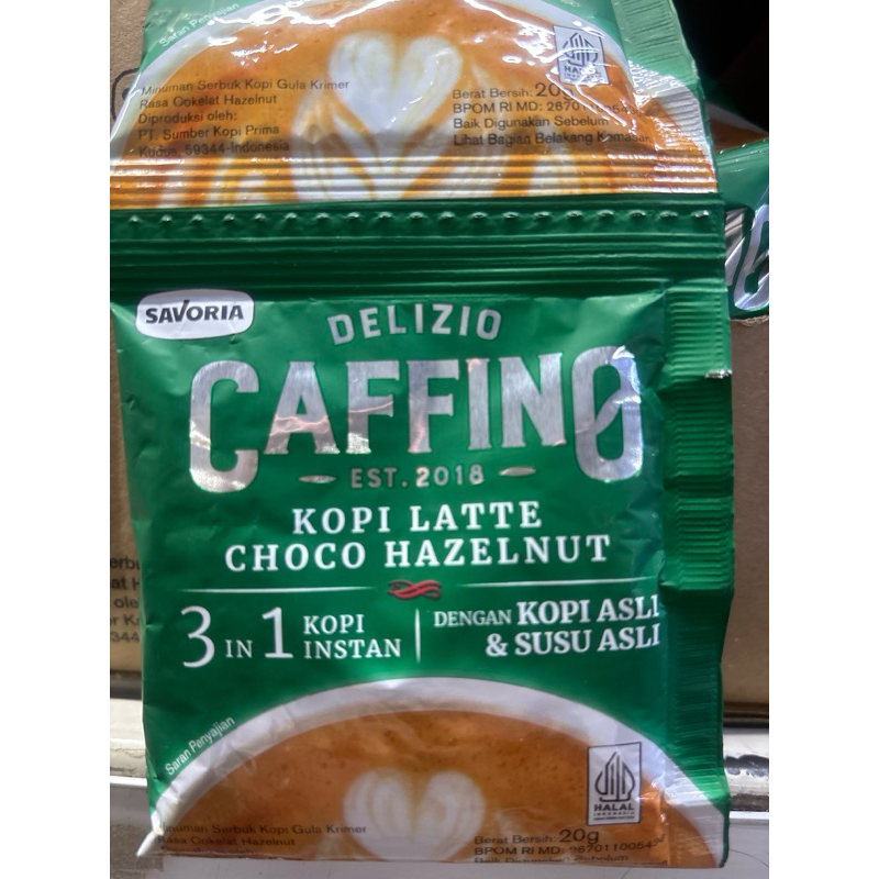 Jual Caffino Kopi Instant 3 in 1 Choco Hazelnut isi 10/renceng | Shopee ...