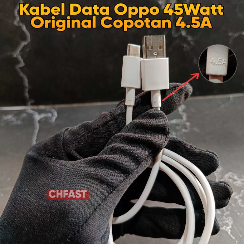 Jual Kabel Data Oppo 4.5A / 45watt (Original Copotan HP 1000%) | Shopee ...