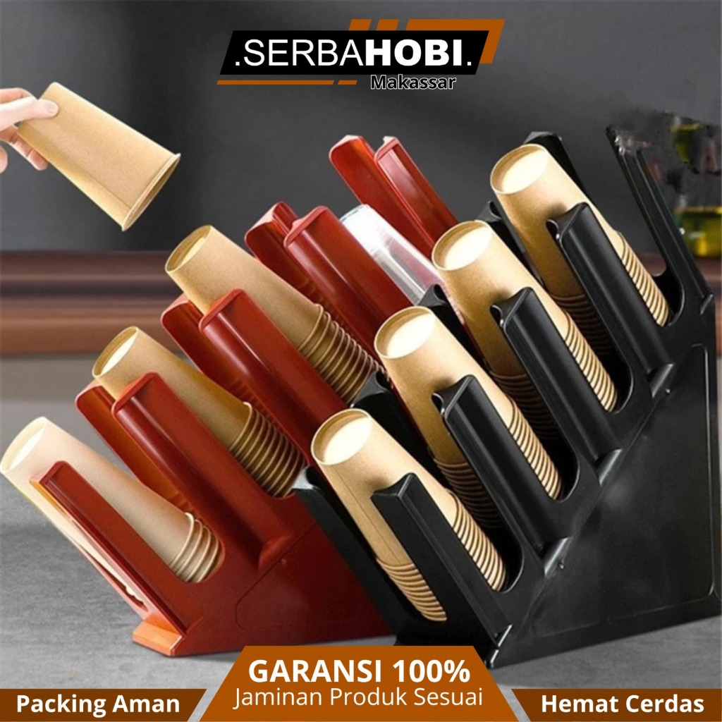 Jual Holder Cup / Rak Tempat Gelas Cup Minuman Kopi Teh 4 Slot Bahan ...