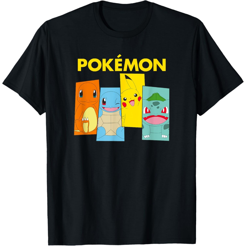 Jual Kaos Panel Klasik Foto Grup Pokemon Generasi Pertama | Shopee ...
