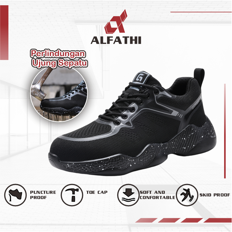 Jual [Promo] Sepatu Safety Sport Alfathi New Original By Guyisa Jet ...