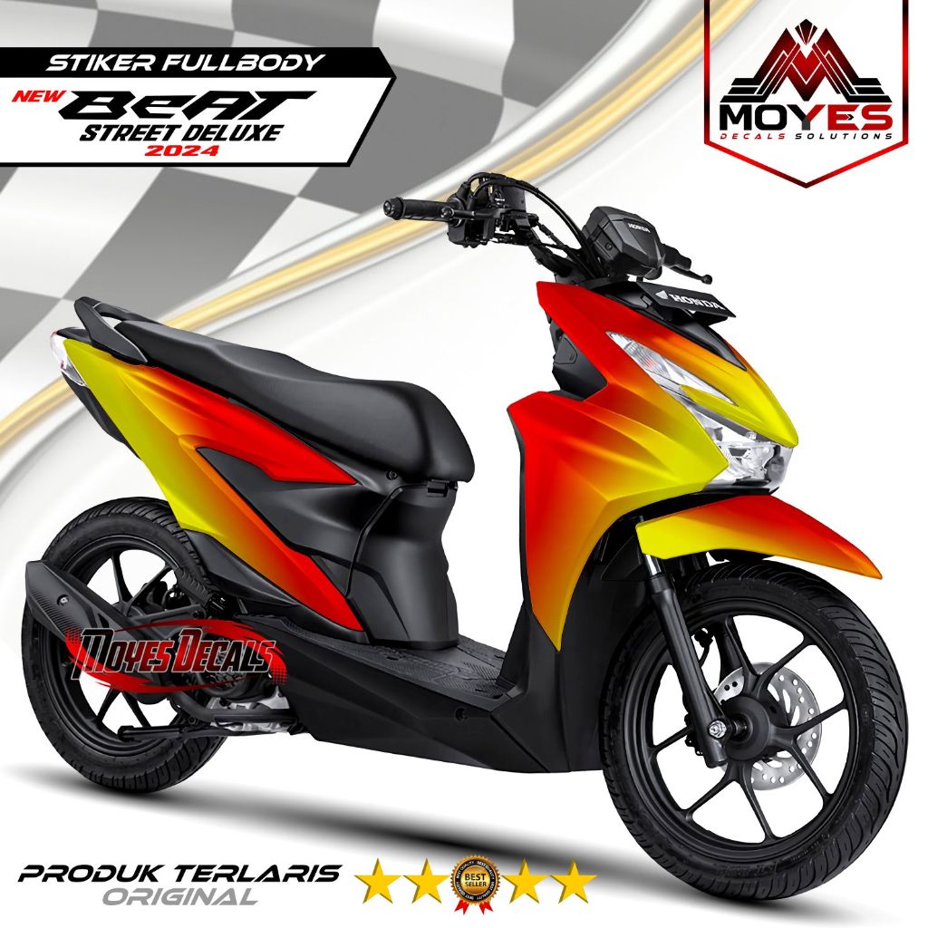 Jual Moyes Decals Stiker Fullbody Beat Street Deluxe 2024 Decal Beat ...