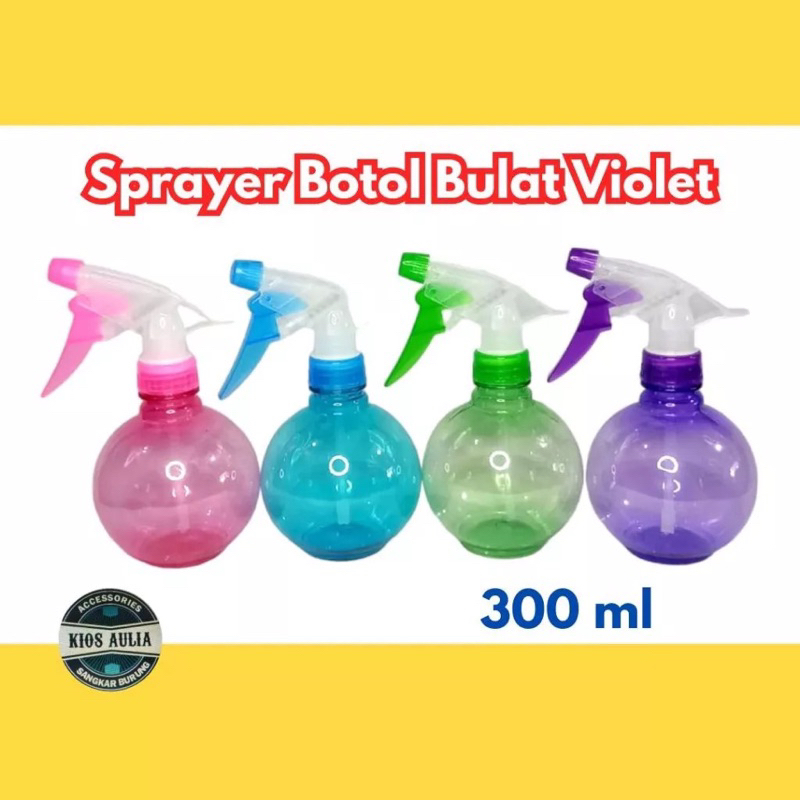 Jual SEMPROTAN BULAT VIOLET BOTOL SPRAYER BULAT 300ml | Shopee Indonesia