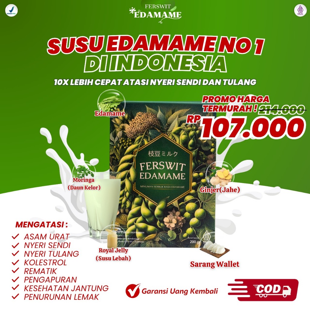 Jual Ferswit Susu Edamame Jepang 100% Original | Shopee Indonesia
