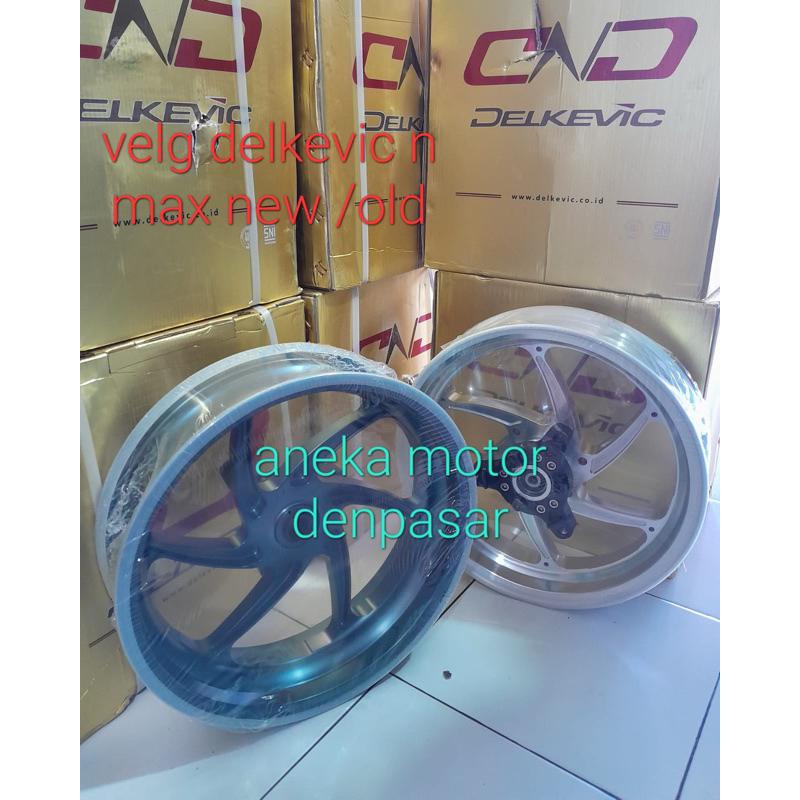 Jual VELG DELKEVIC SIXTAR TITANIUM SILVER NMAX OLD NMAX NEW (LIHAT ...
