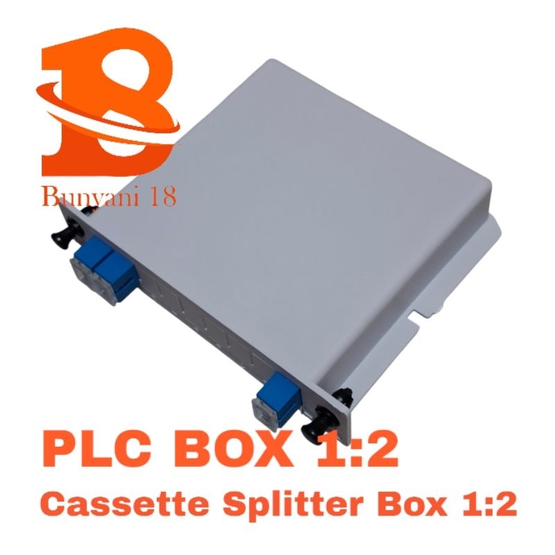Jual Passive Splitter PLC BOX Cassette FO 1:2 Fiber Optik Pasif Spliter ...