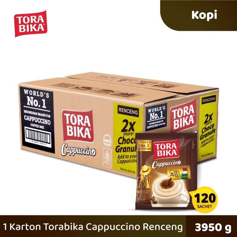 Jual TORABIKA CAPPUCCINO 1 DUS ISI 12RENCENG @25gr | Shopee Indonesia