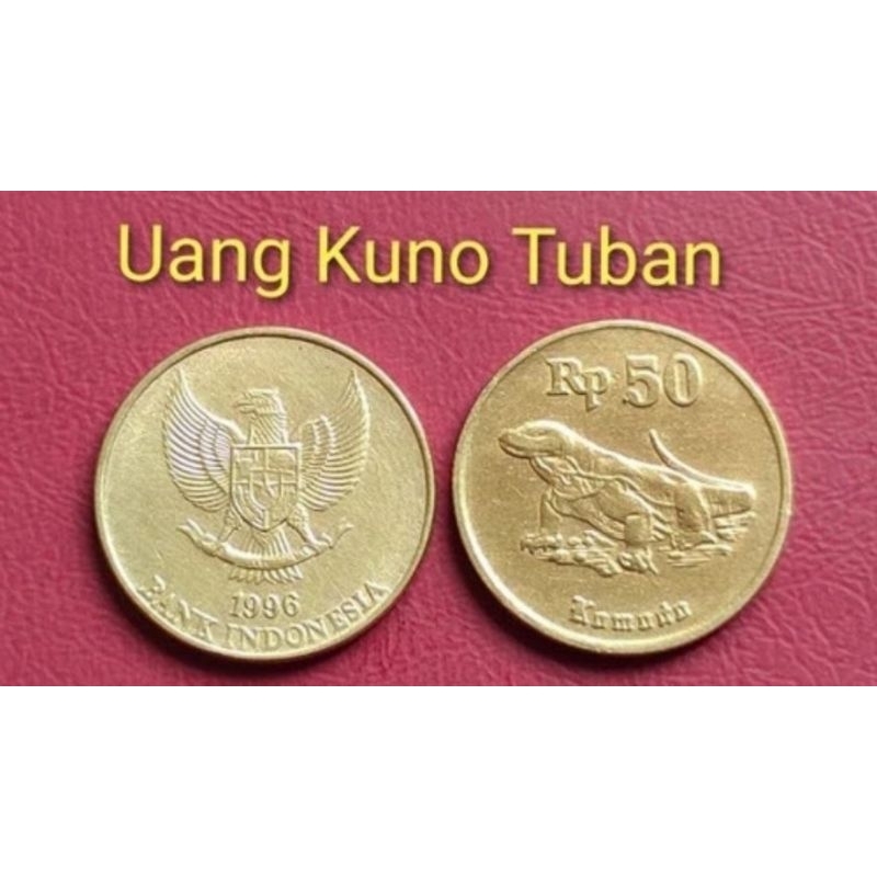 Jual uang kuno Koin 50 rupiah komodo | Shopee Indonesia