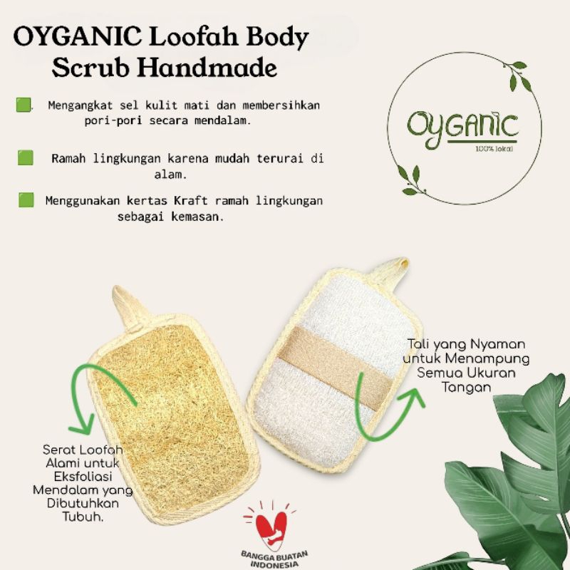 Jual Loofah Sponge mandi | Loofah Body Scrubber Handmade | Natural Loofah Sponge Eksfoliasi Daki ...