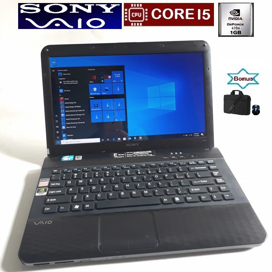 Jual SONY VAIO CORE I5 SSD RAM 8GB LAPTOP VGA NVDIA GEFORCE | Shopee ...