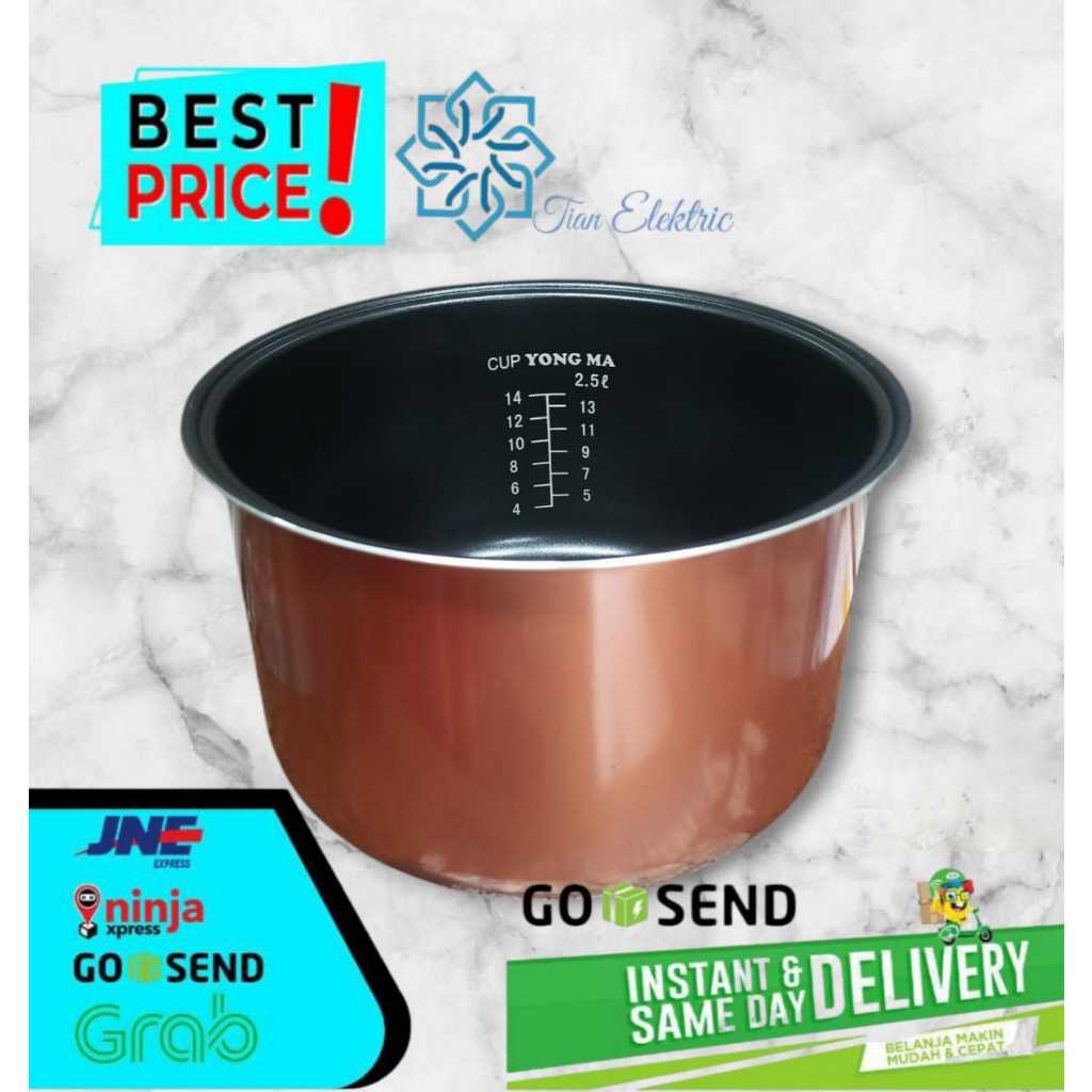 Jual Panci MagicCom Yong Ma Original 2,5 Liter SMC-4033 | Shopee Indonesia