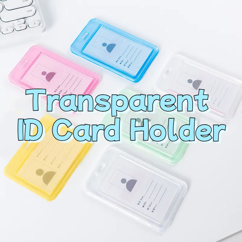 Jual ID Card Holder Card Frame ID Card NameTag Model Box (Gantungan ...