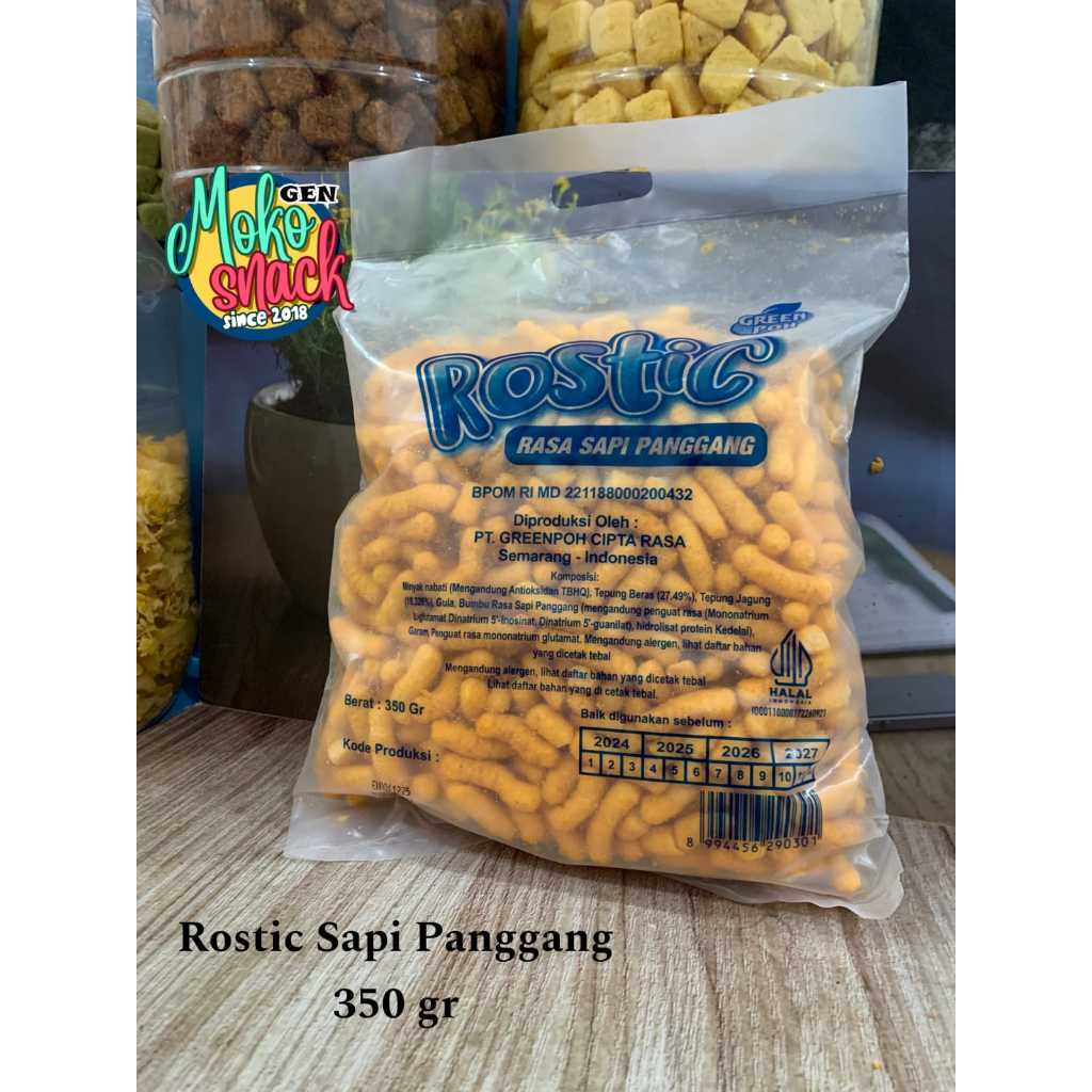 Jual Rostic Snack Kemasan Rasa Sapi Panggang | Shopee Indonesia