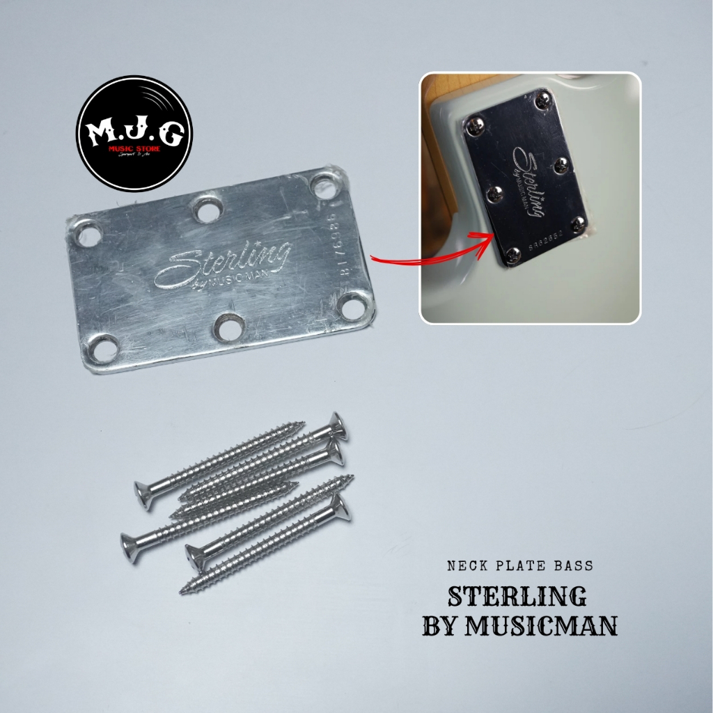 Jual neck plate plat ring join sterling musicman bass original | Shopee ...