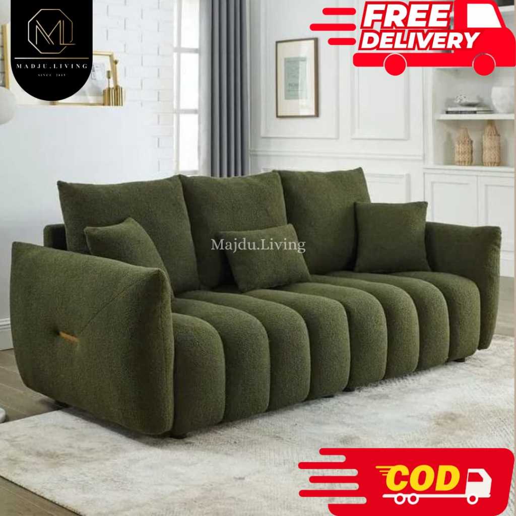 Jual sofa 3 seater/sofa unik/sofa tamu | Shopee Indonesia