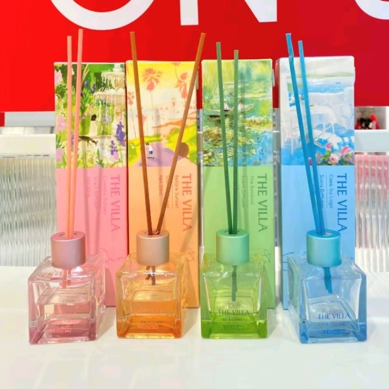 Jual MINISO THE VILLA SERIES SCENT DIFFUSER / REED DIFFUSER / PENGHARUM ...