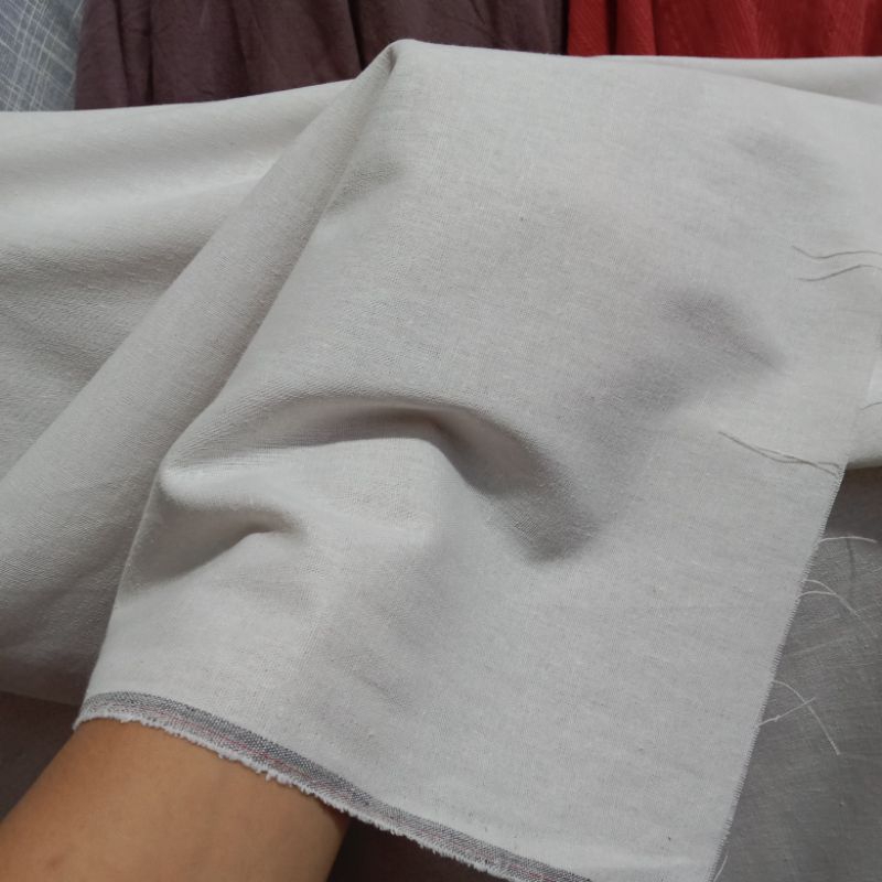 Jual bahan linen-kain linen polos(harga tertera per 0,5m) | Shopee ...