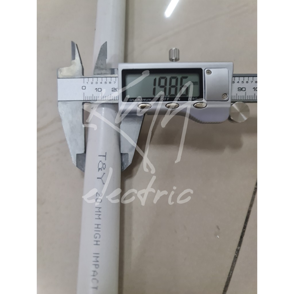 Jual pipa listrik / pipa conduit T&Y 20mm (khusus request dipotong ...